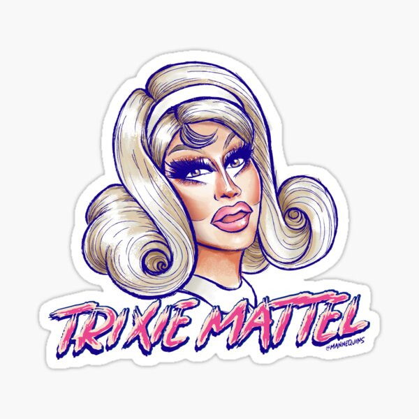 "Trixie" Sticker for Sale by mannequinsart | Redbubble