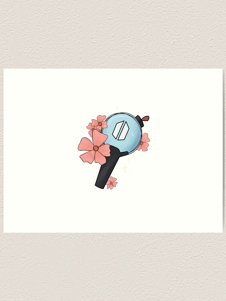 "BTS ARMY Bomb" Art Print by ArtByEmilyRose | Redbubble