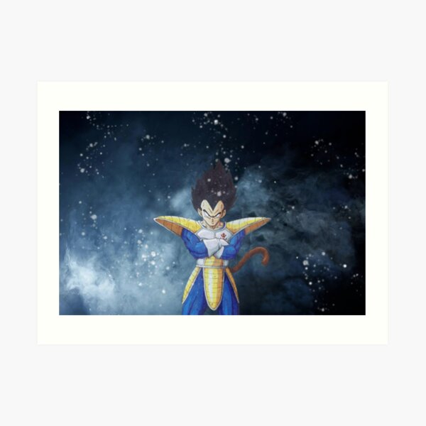 "Vegeta" Art Print by drawinsaiyan | Redbubble