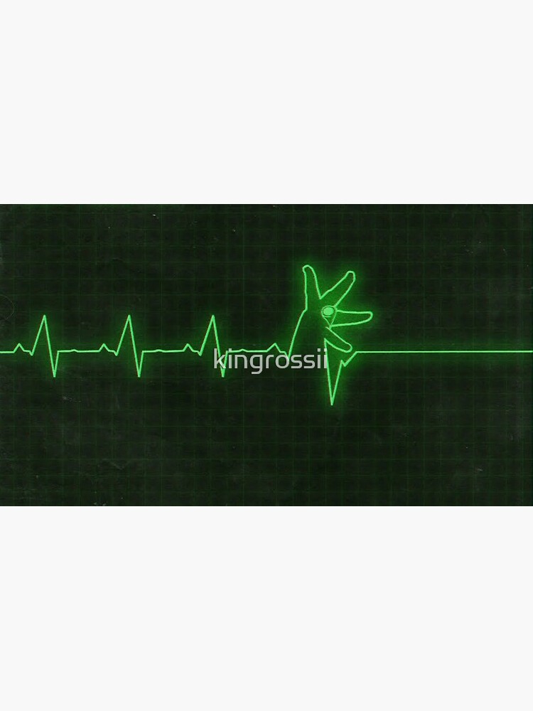 "People Just Do Nothing - PJDN - Heart Monitor Riddem" Sticker for Sale ...