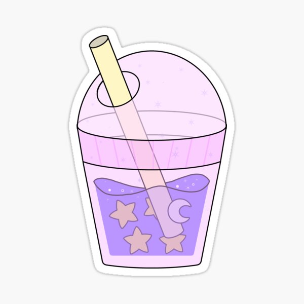 "Space Boba" Sticker by Mocknat | Redbubble