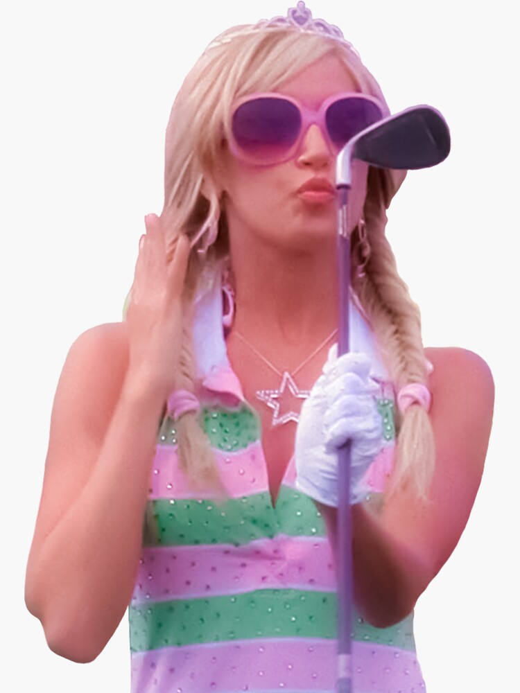 "sharpay plays golf" Sticker by inyourcar | Redbubble