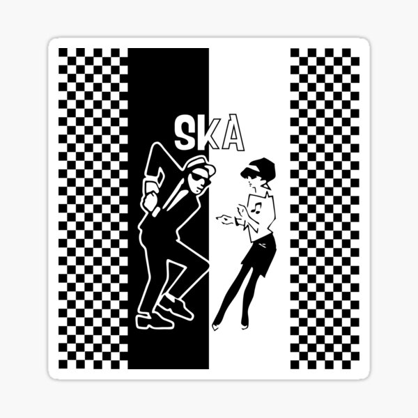 "Ska Dance" Sticker for Sale by stoopiditees | Redbubble