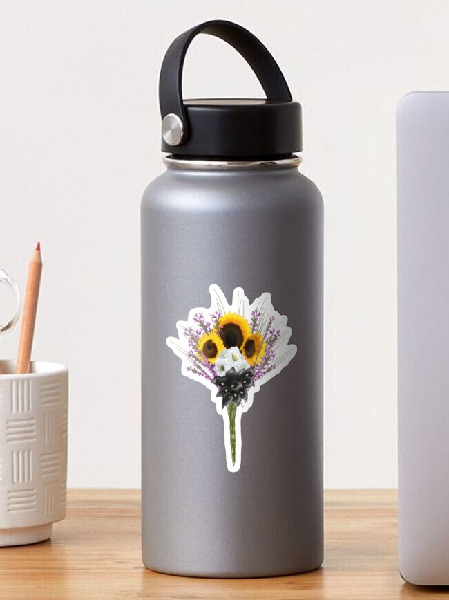 "subtle non binary pride flowers" Sticker for Sale by LittleFinds ...