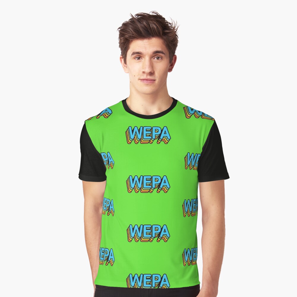 "Wepa Wepa Wepa Retro Puerto Rico" Essential T-Shirt for Sale by ...