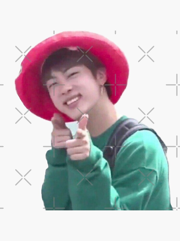 "Jin meme" Sticker for Sale by tronan | Redbubble
