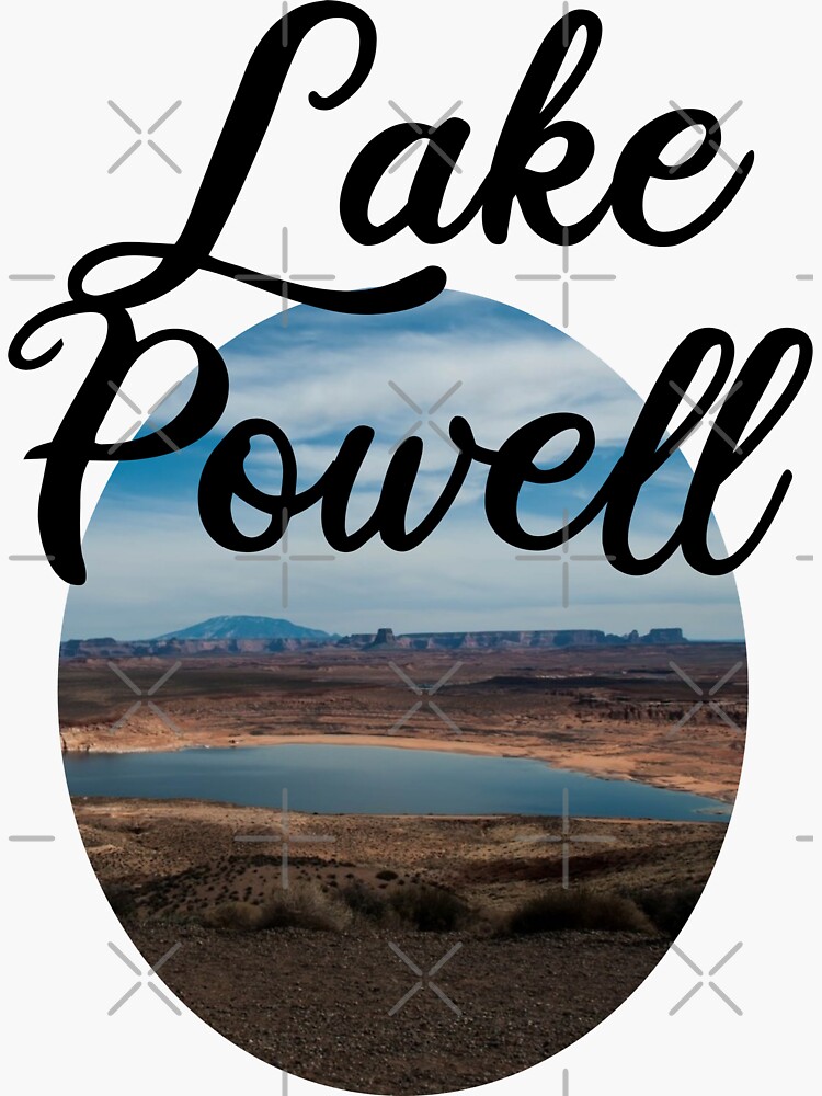 "LAKE POWELL" Sticker for Sale by phys | Redbubble