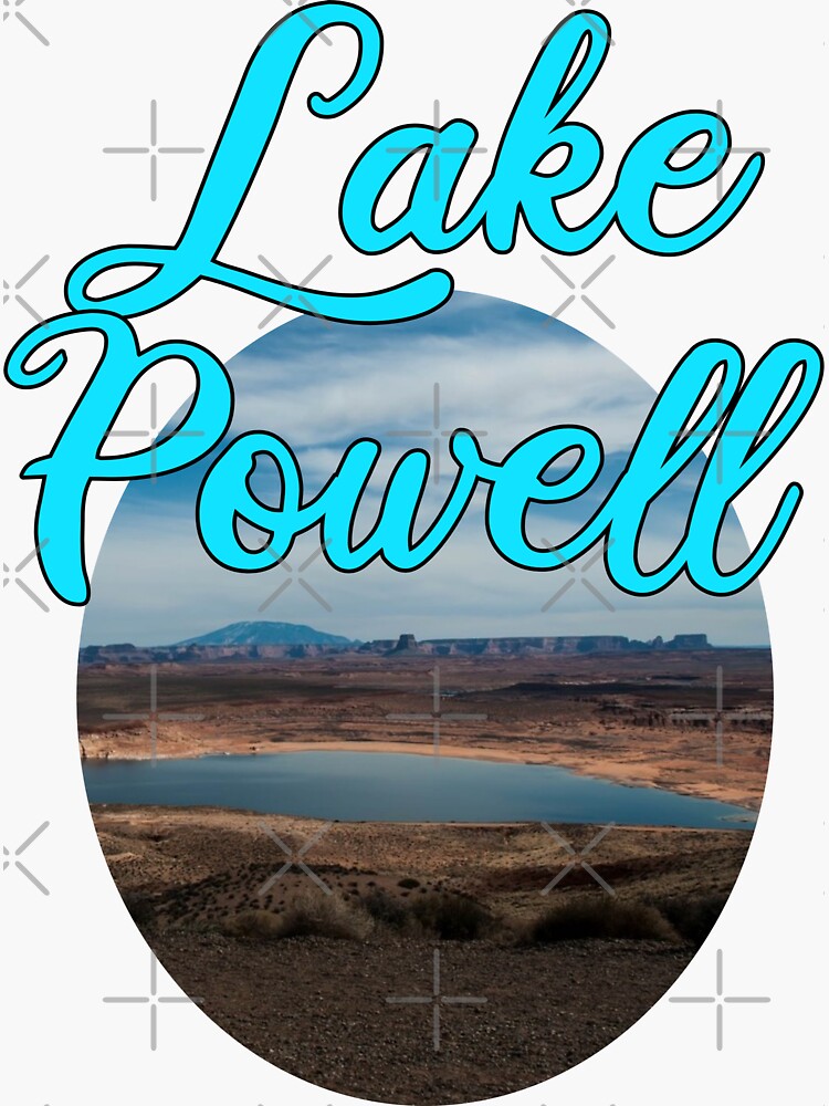 "LAKE POWELL" Sticker by phys | Redbubble