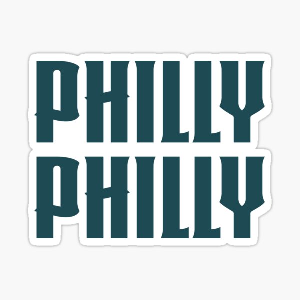 "Philly Philly" Sticker by ItzGRNB | Redbubble