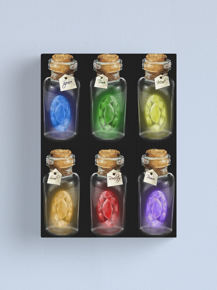 "Complete set of *Infinity Stones* " Canvas Print for Sale by ...