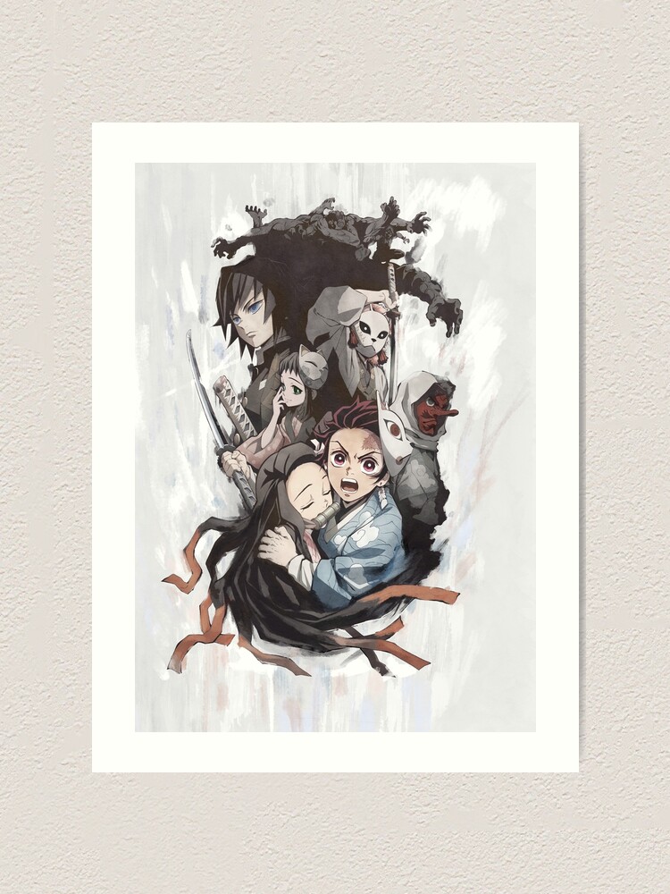 "Demon Slayer" Art Print by khunagero | Redbubble