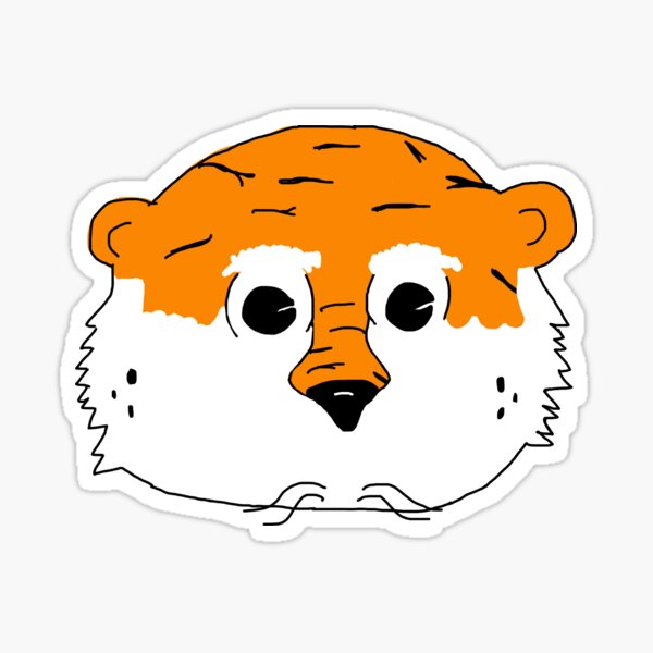 Aubie The Tiger Stickers | Redbubble