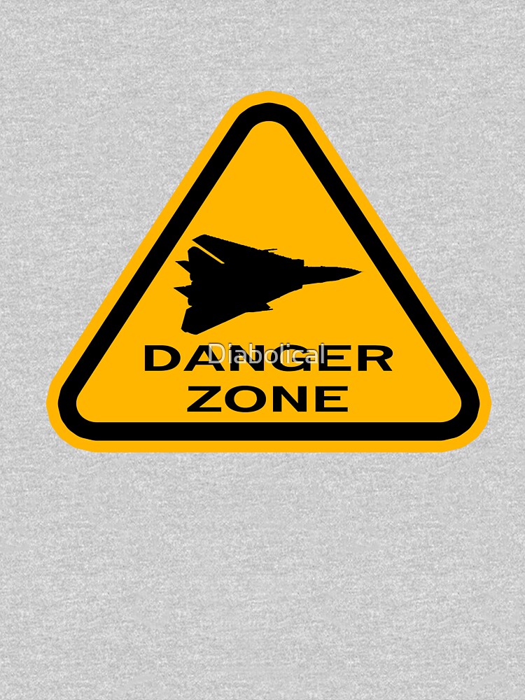 "Danger Zone - Triangle 2" T-shirt for Sale by Diabolical | Redbubble ...