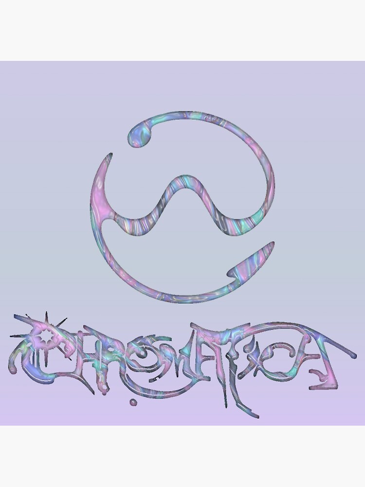 "Lady Gaga Holographic Chromatica Logo" Poster for Sale by ryanmcn ...