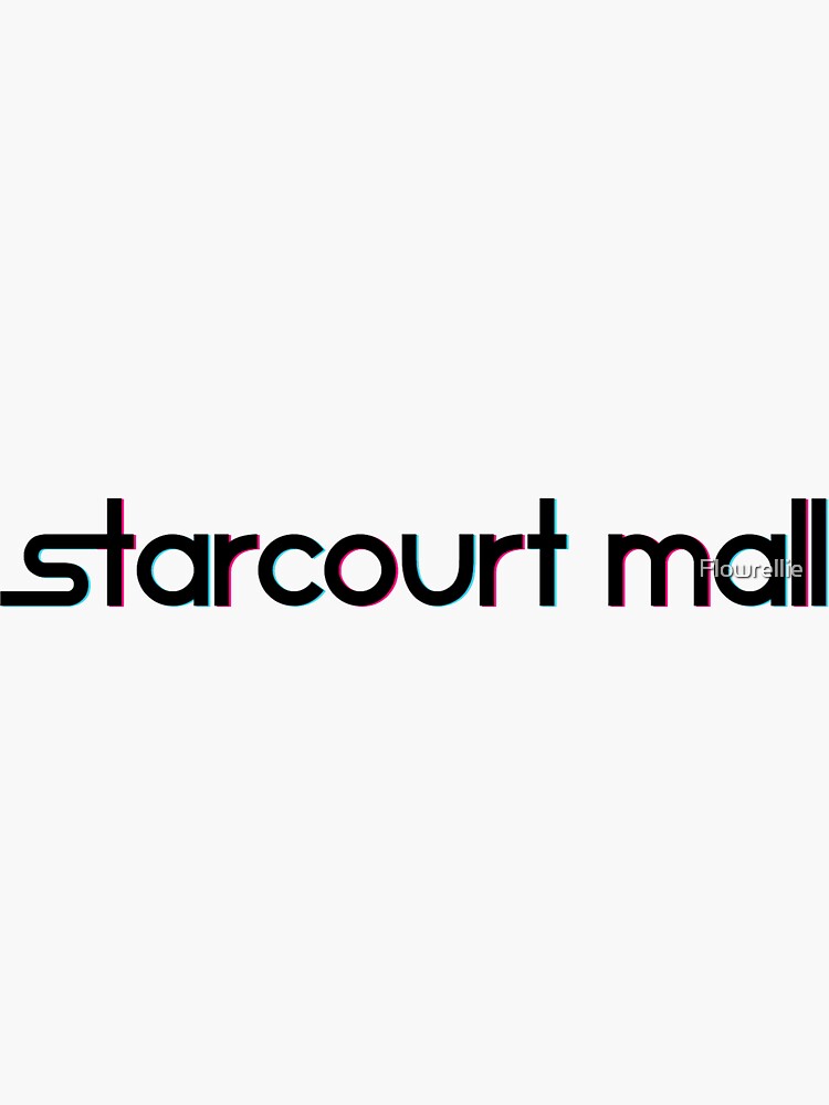 "Stranger things starcourt mall sticker " Sticker for Sale by ...