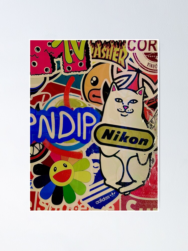 "hypebeast icons collage" Poster for Sale by Kings End Clothing | Redbubble