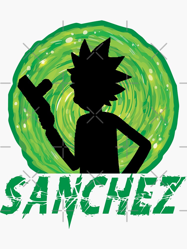 "Rick Sanchez" Sticker for Sale by rodmendonca | Redbubble