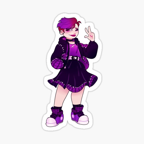 "Sanders Sides Skirts- Virgil" Sticker for Sale by Artzy-Zai | Redbubble