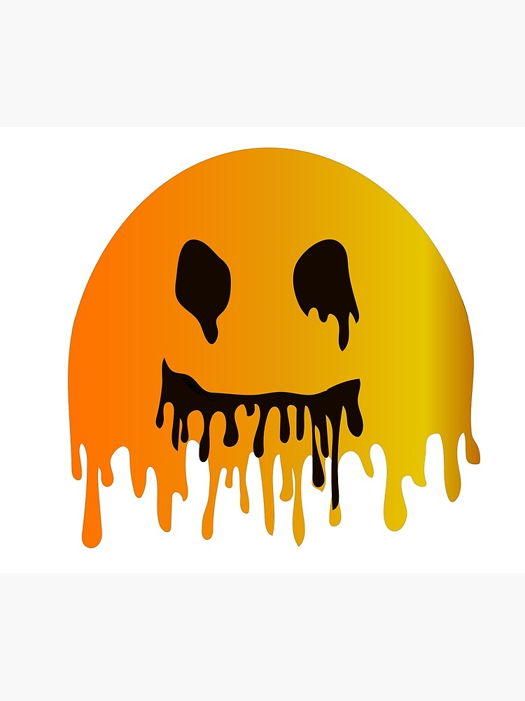 "Melting Faded Smiley Face " Art Print for Sale by chloediscipio ...