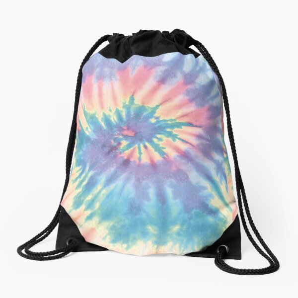 "Tie Dye Pastel Swirl Pattern " Drawstring Bag by littlebloom | Redbubble