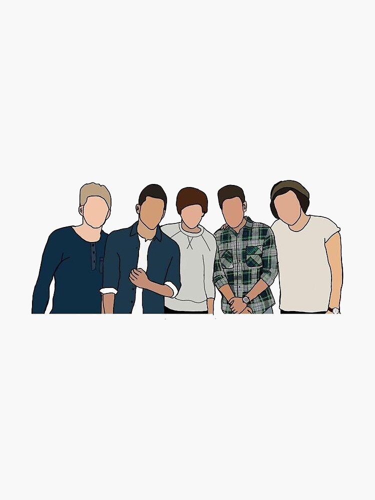 "One Direction Sticker (without name)" Sticker for Sale by ...