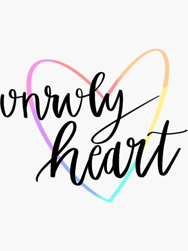 "Unruly Heart- The Prom Broadway" Sticker for Sale by MollyyKate ...