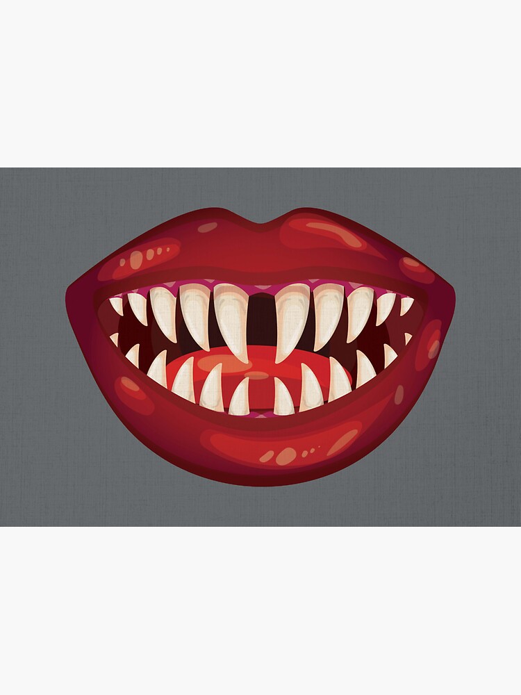 "Scary Sharp Clown Monster Teeth Face Mask for Covid Coronavirus Social ...