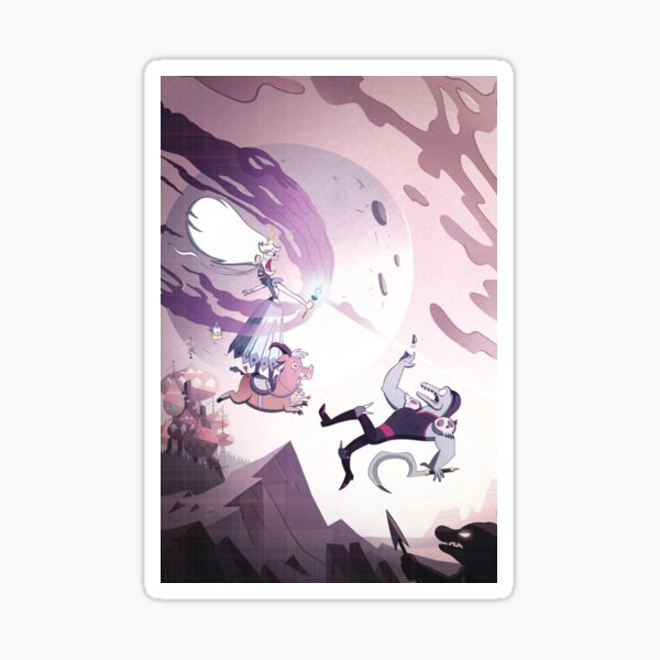 "Moon the Undaunted Tapestry" Sticker for Sale by oregonfalls | Redbubble