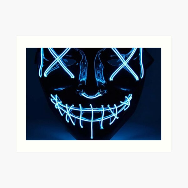 "? Pretty Purge Mask Led ?" Art Print for Sale by krichnezar | Redbubble