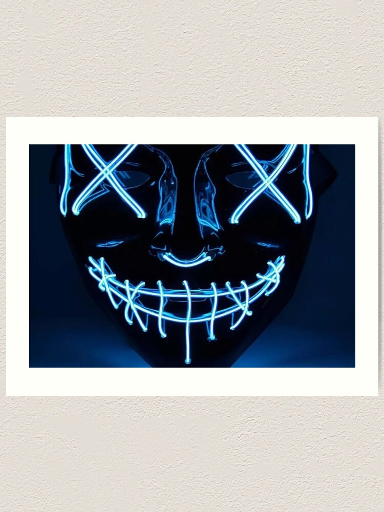 "? Pretty Purge Mask Led ?" Art Print for Sale by krichnezar | Redbubble