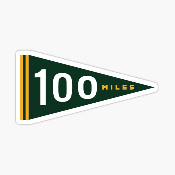 "100 Miles Ultramarathon Ultra Running Rainbow" Sticker for Sale by ...