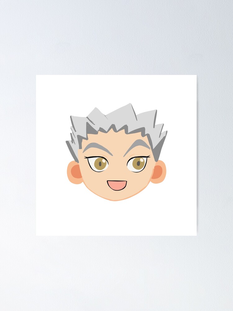"Black Jackals Bokuto Koutarou Chibi Sticker" Poster for Sale by ...