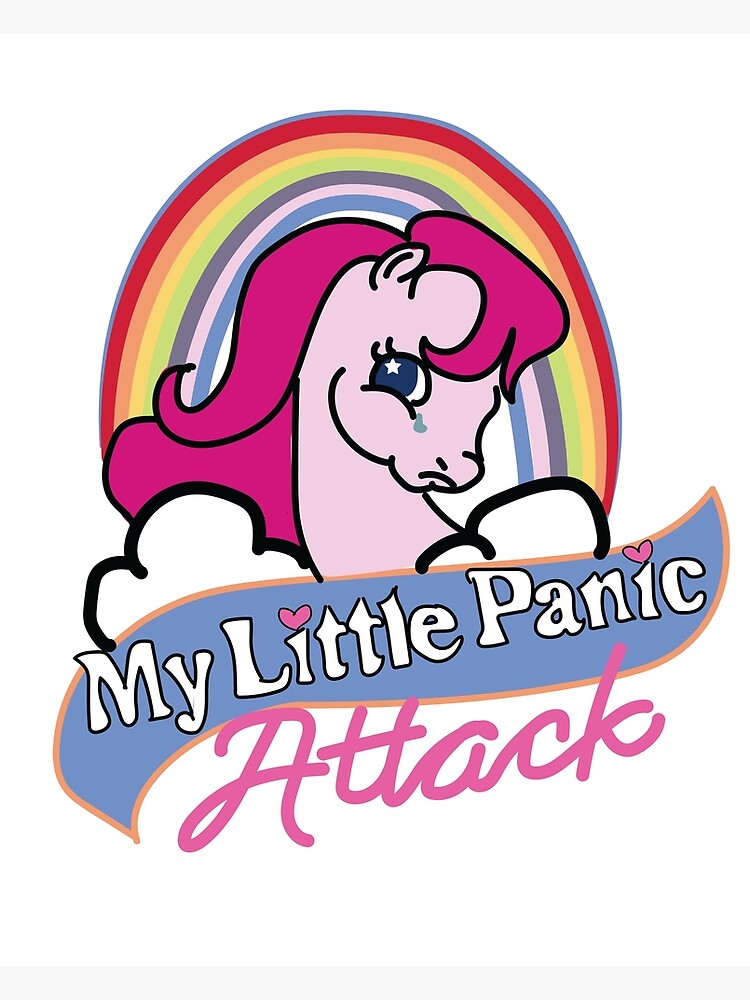 "PONY PANIC" Poster for Sale by brettanthony79 | Redbubble