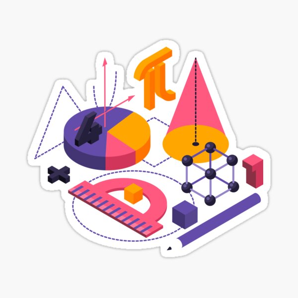 "Amazing Mathematics Isometric" Sticker by renju1902 | Redbubble