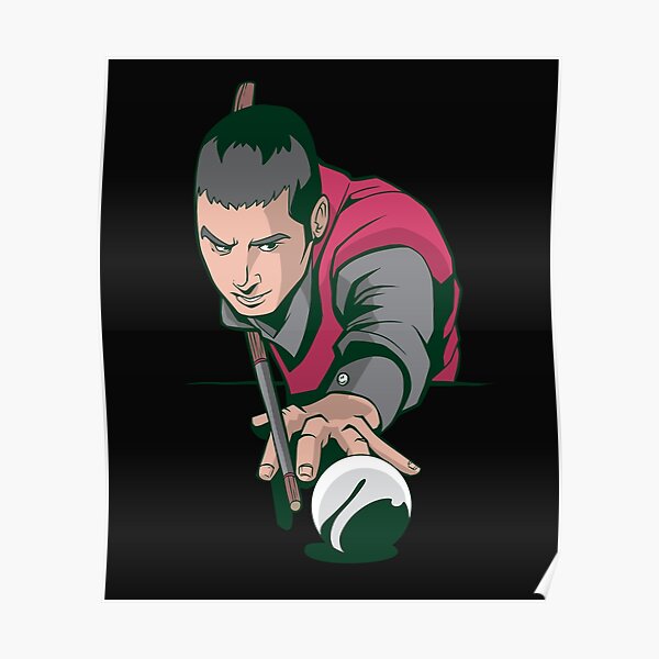 "Billiards, billiard players" Poster for Sale by DerSenat | Redbubble