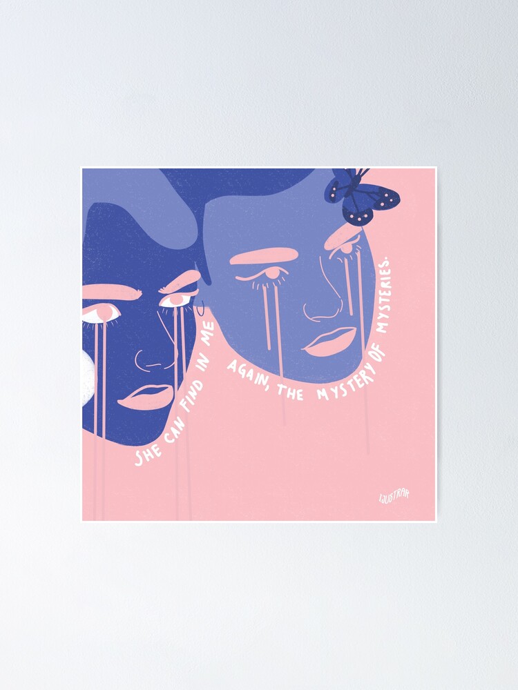 "Two Girls" Poster by ijustrar | Redbubble