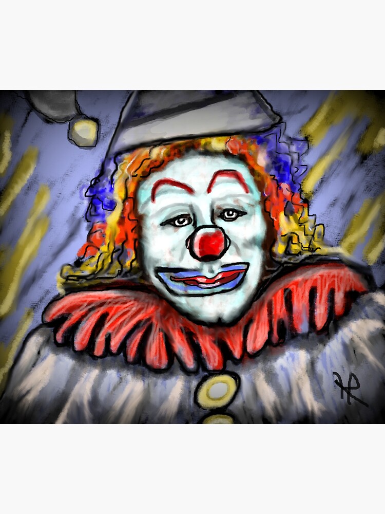 "Spring Clown" Sticker by firefly1n1 | Redbubble