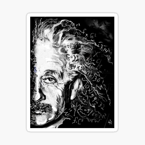 "Relativity" Sticker by firefly1n1 | Redbubble