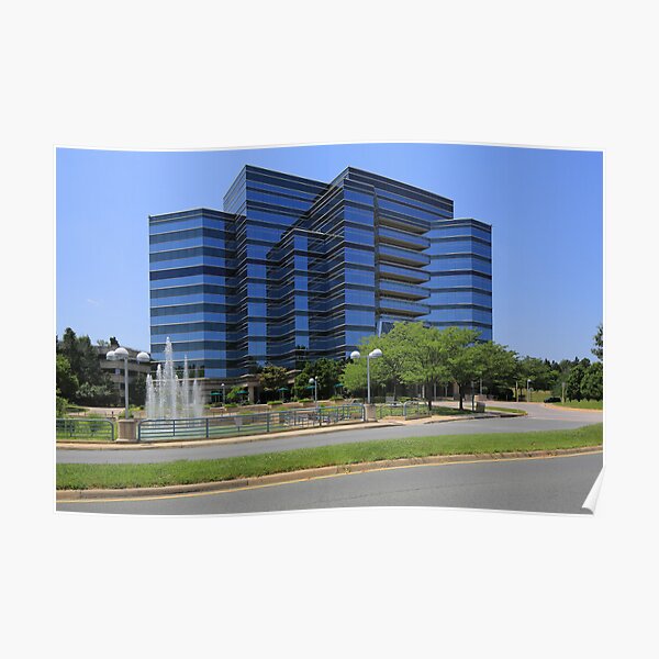 "Herrity Building, Fairfax VA" Poster for Sale by terrysb | Redbubble