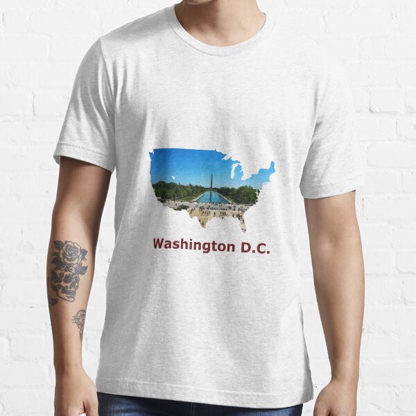 "Washington DC CityScape in the US Outline" T-shirt for Sale by ...