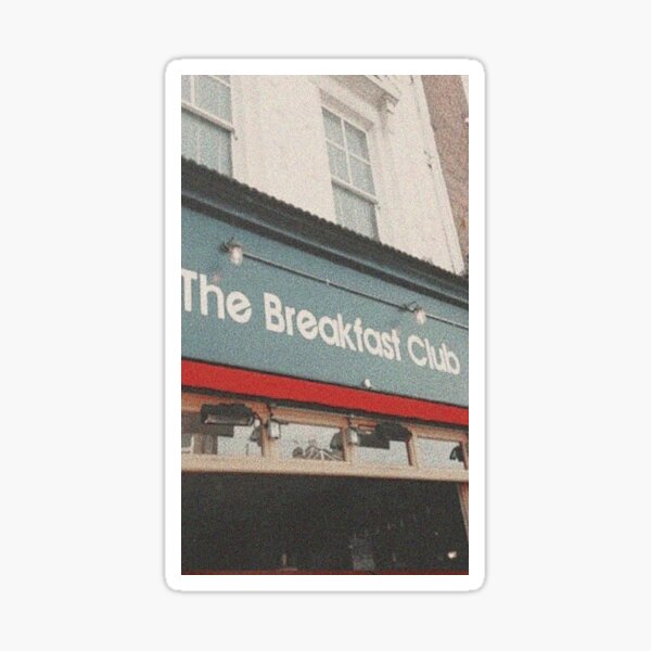 "The Breakfast Club" Sticker by izzywong | Redbubble