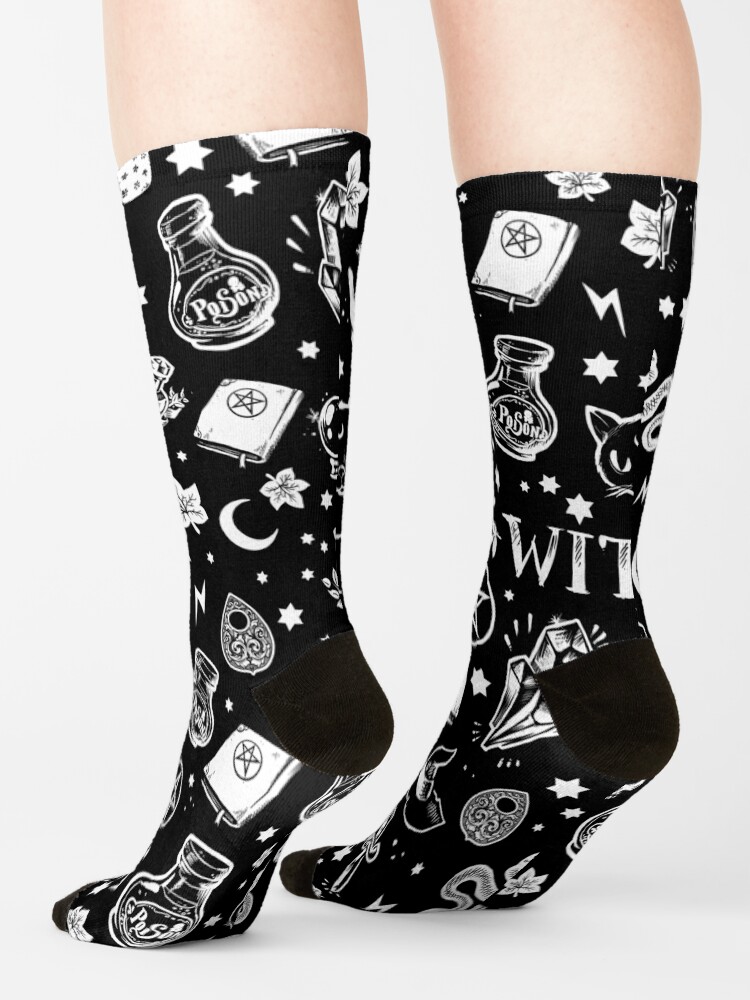"WITCH PATTERN 2" Socks by medusadollmaker | Redbubble