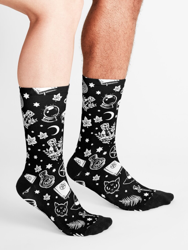 "WITCH PATTERN 2" Socks by medusadollmaker | Redbubble