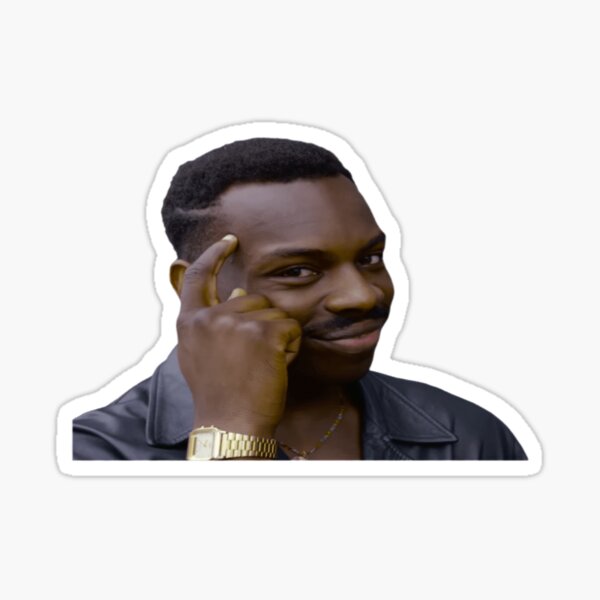 "Logic meme" Sticker by Red-artiste | Redbubble