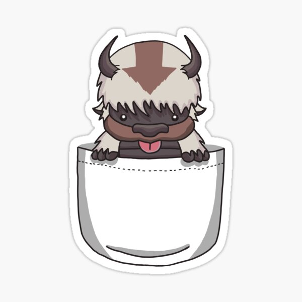 "Appa Avatar Pocket" Sticker for Sale by johwang | Redbubble