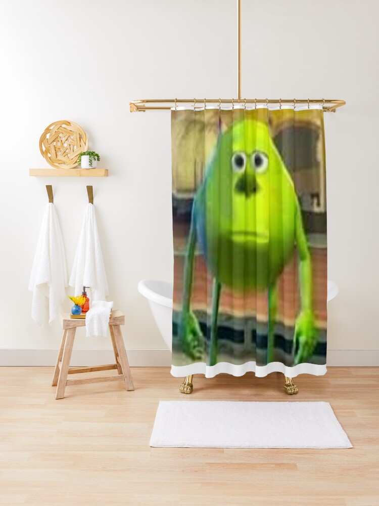 "Best 2020 Mike Wazowski Monsters Inc Meme" Shower Curtain for Sale by ...