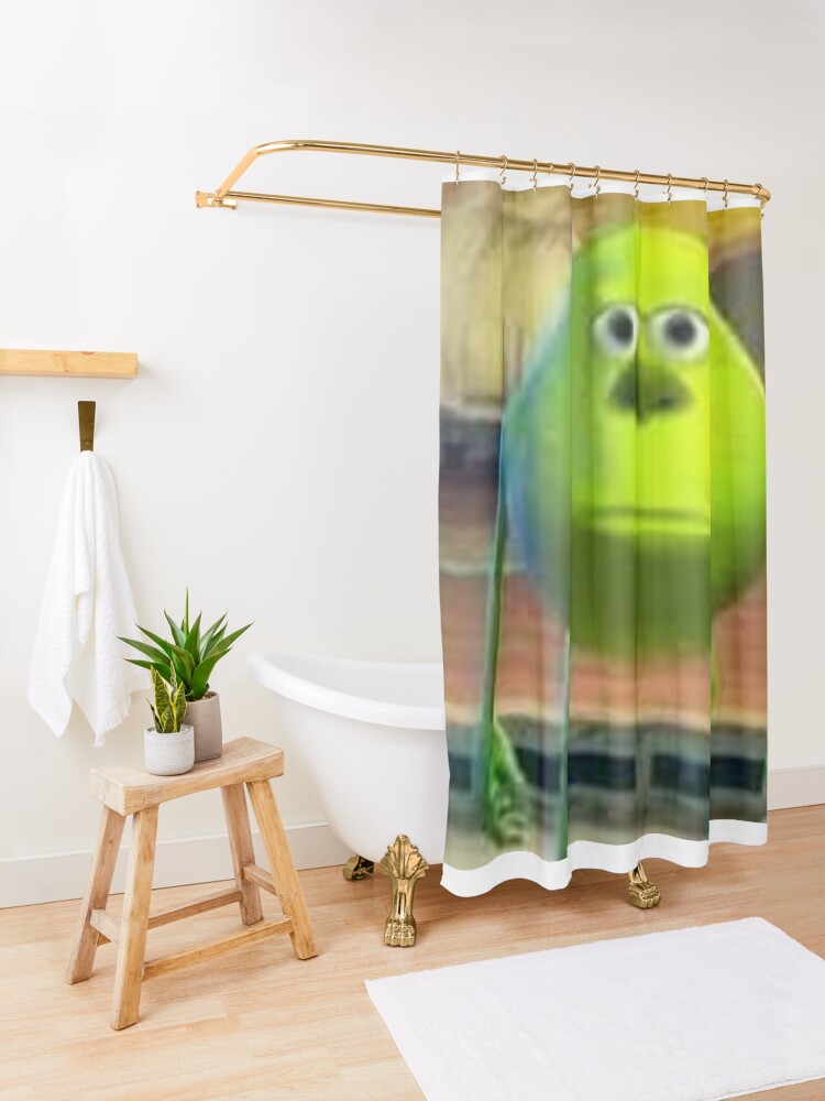 "Best 2020 Mike Wazowski Monsters Inc Meme" Shower Curtain for Sale by ...