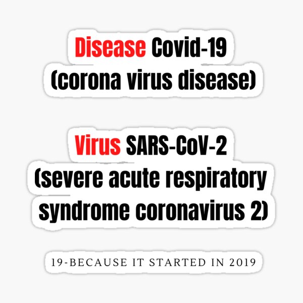 "Sars cov 2 virus and Covid - 19 epidemic, know in quarantine" Sticker ...