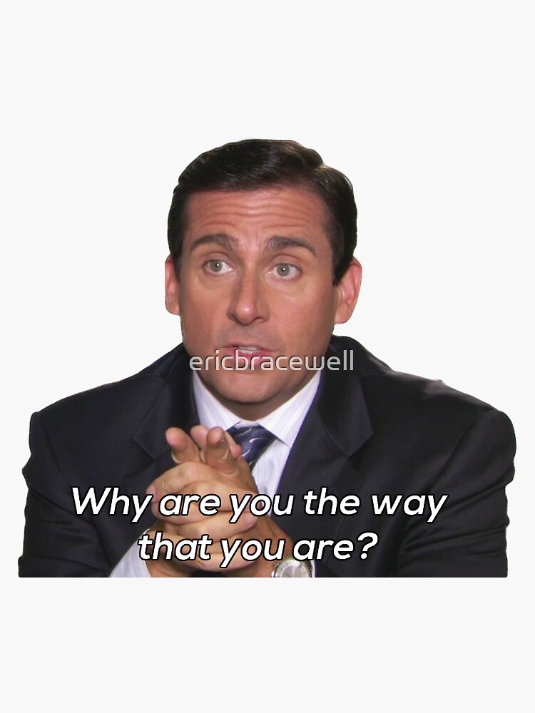 "Michael Scott Quote" Sticker by ericbracewell | Redbubble