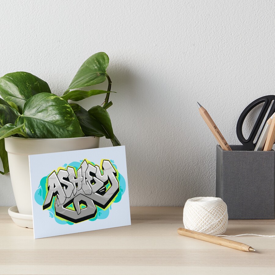 "Ashley Graffiti Name" Art Board Print by NameGraffiti | Redbubble